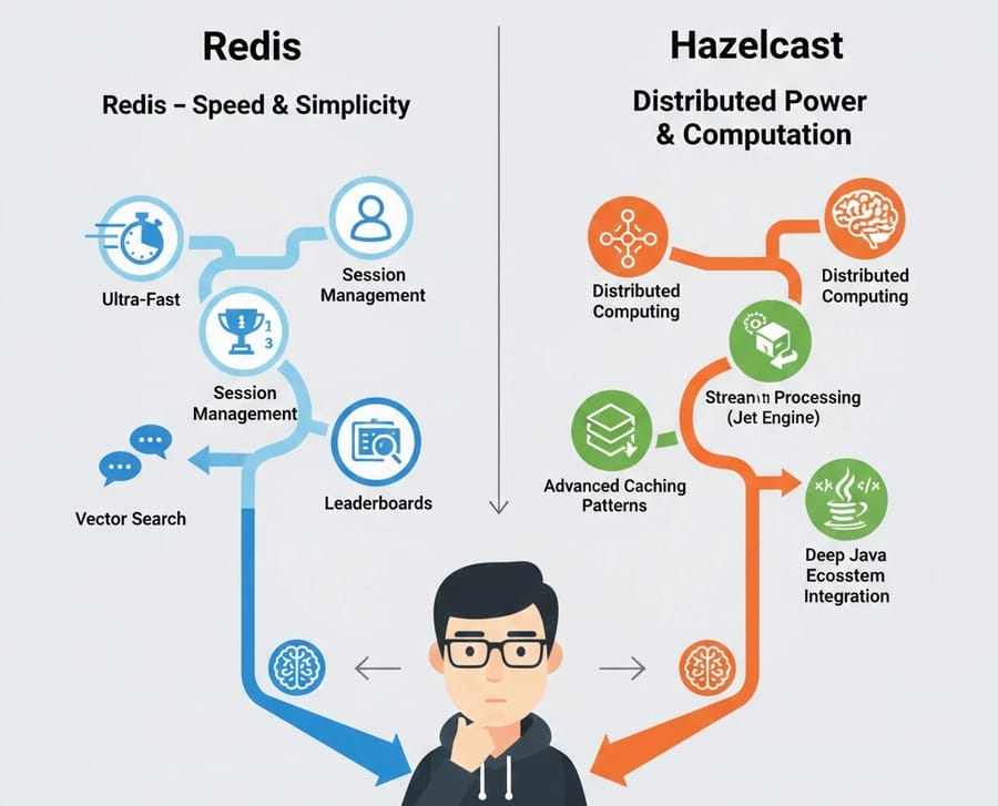 Redis vs Hazelcast: Choosing the Right In-Memory Data Solution